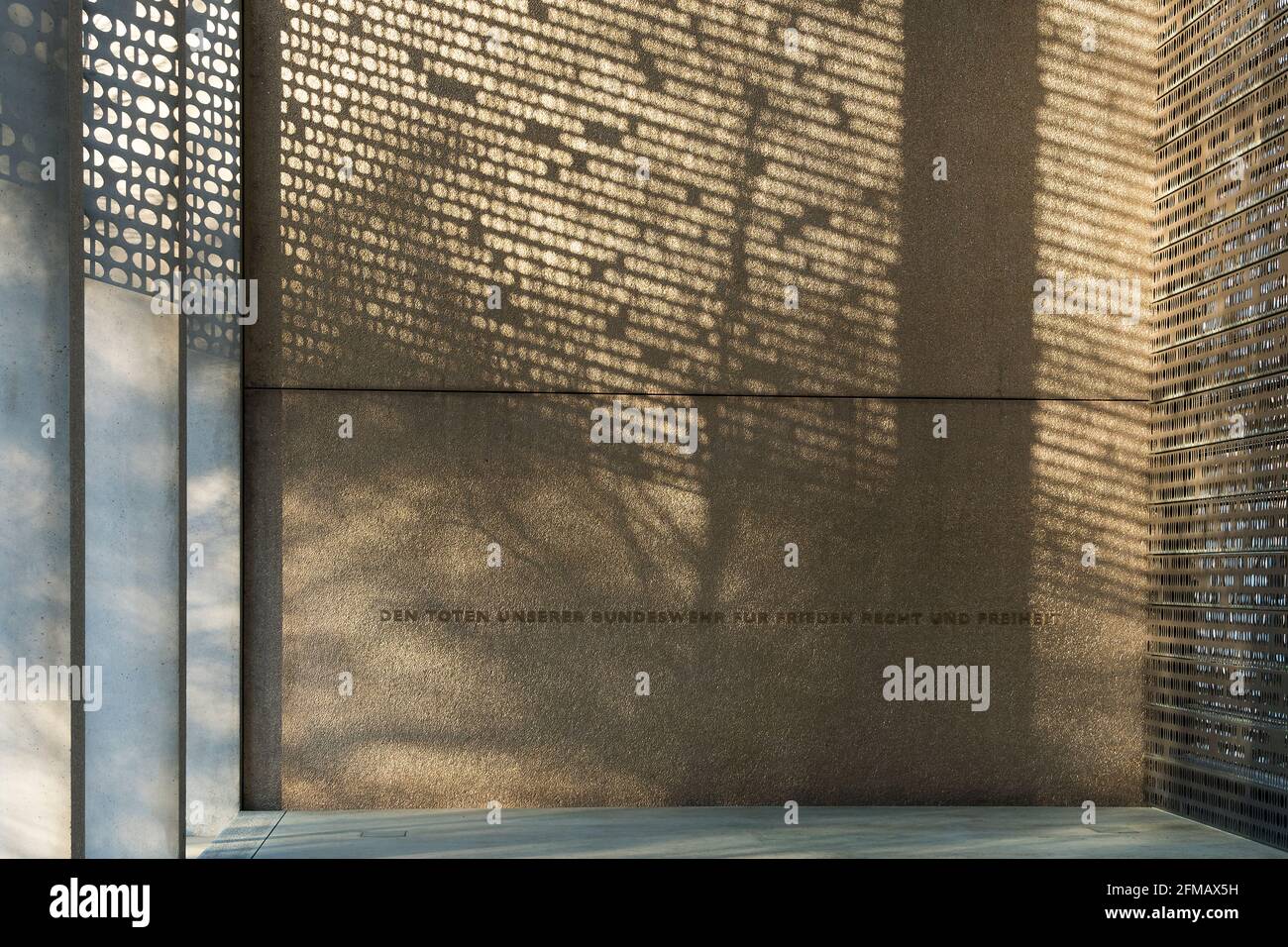 Berlin, memorial of the Bundeswehr. "The dead of our armed forces for ...