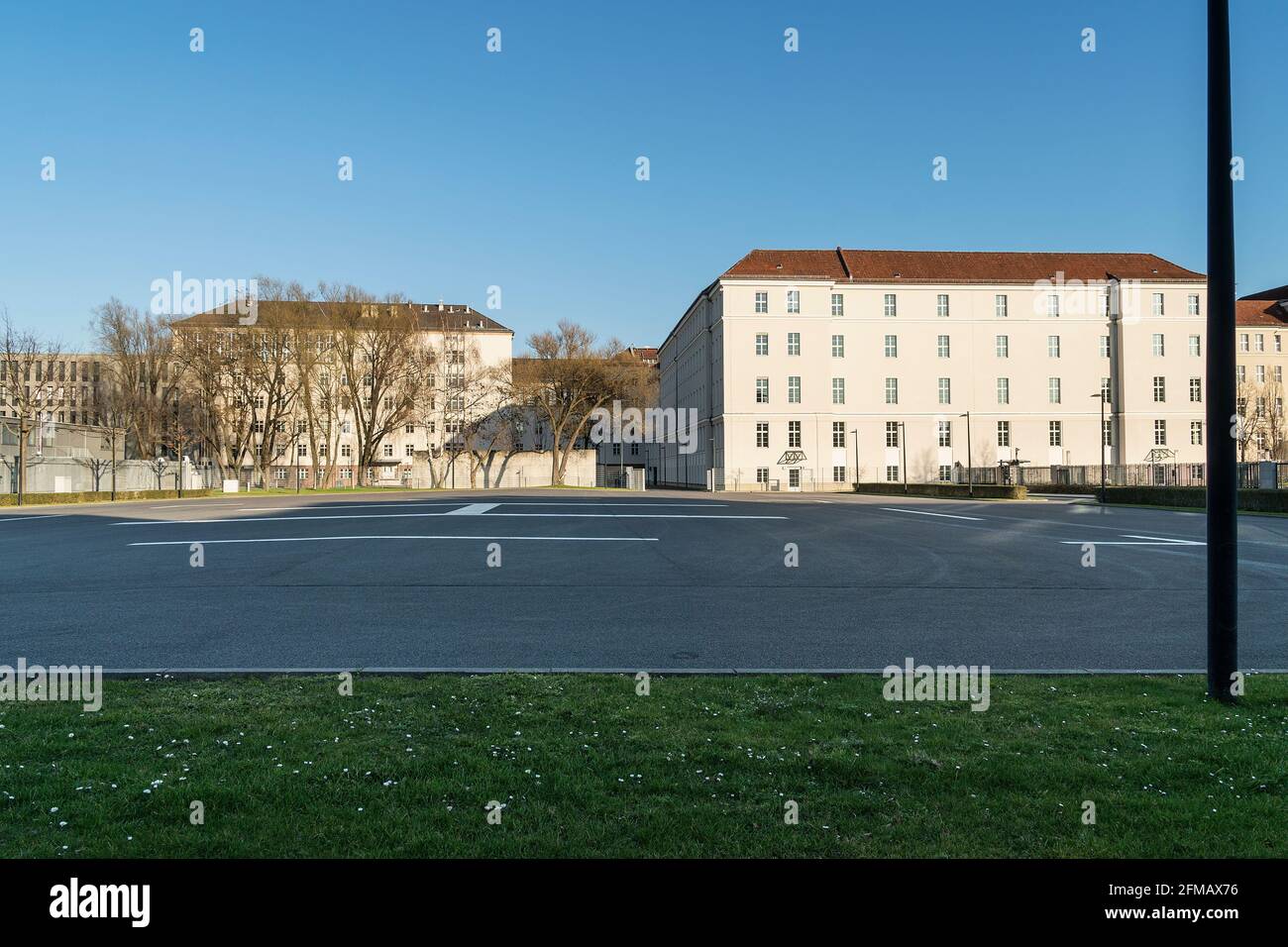 Berlin, Federal Ministry of Defense, Bendlerblock, roll call area Stock ...