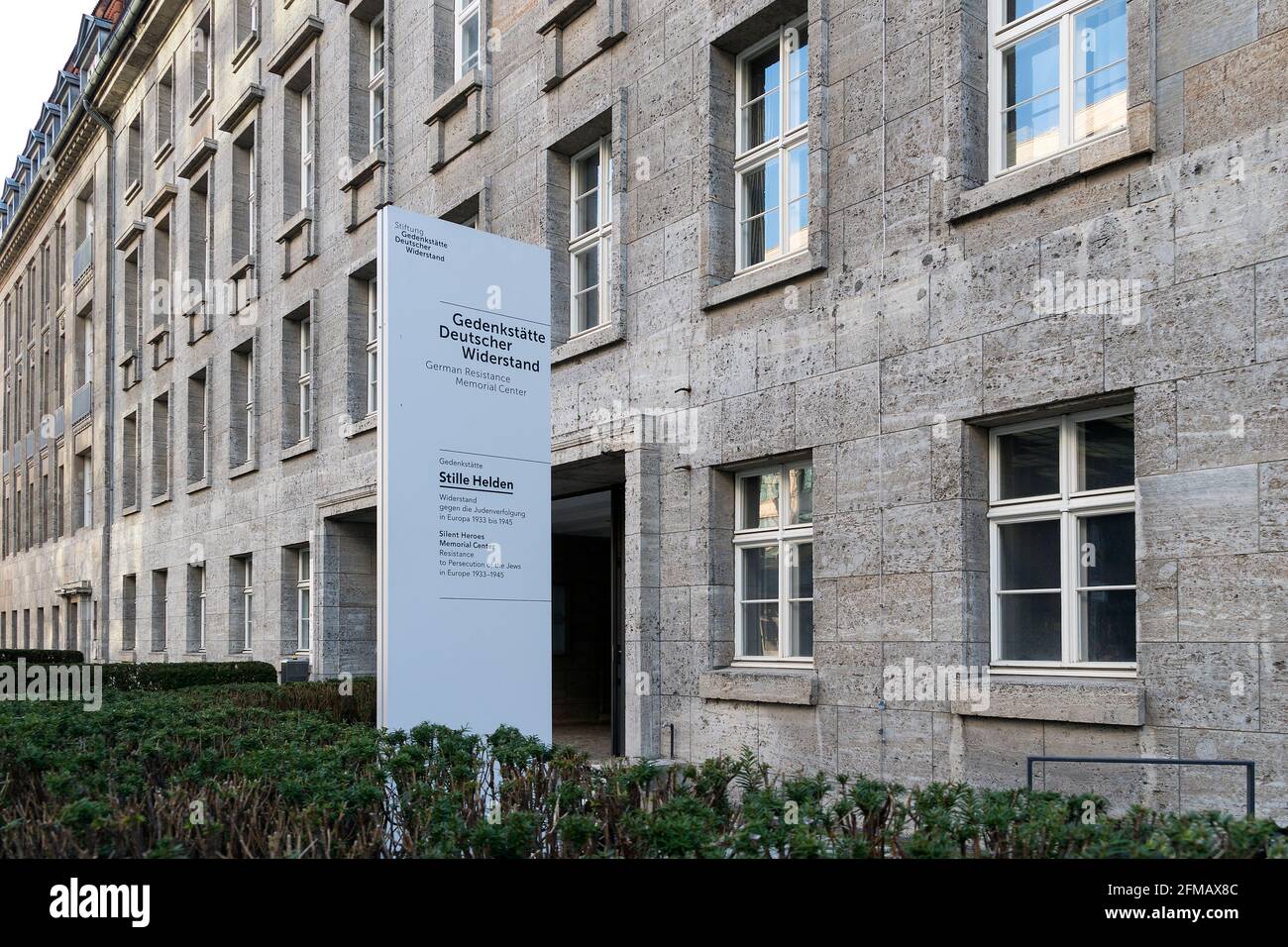 Berlin, German Resistance Memorial Center, Stauffenbergstrasse, east ...
