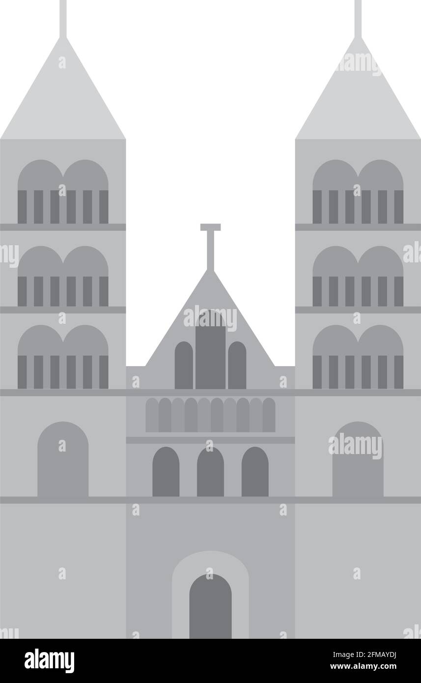 Swedish cathedral Stock Vector Images - Alamy