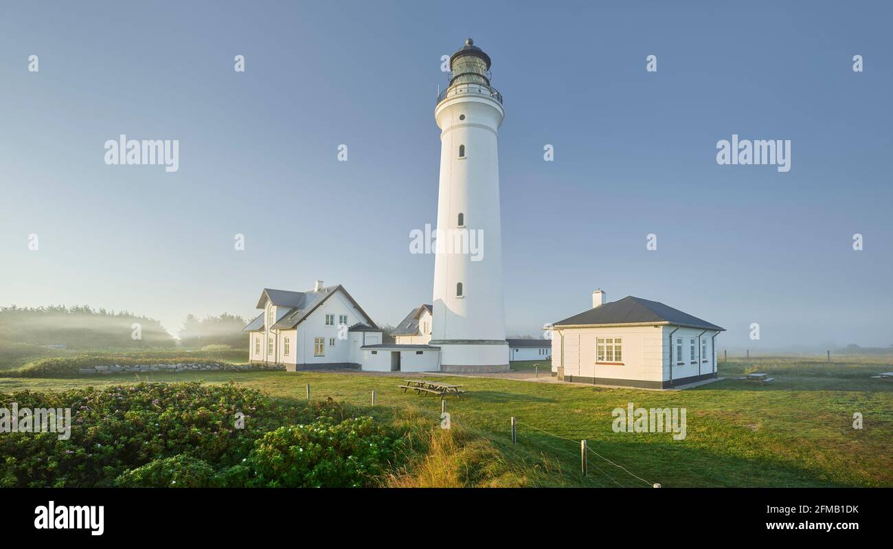 Hirtshals Lighthouse, Denmark, Europe Stock Photo - Alamy