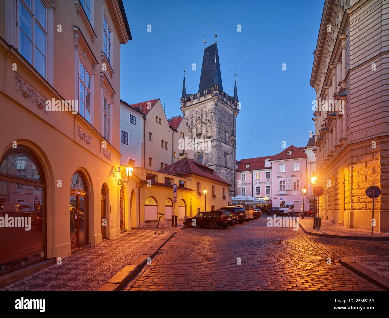 Lesser Town Bridge Tower, Prague, Czech Republic Stock Photo - Alamy