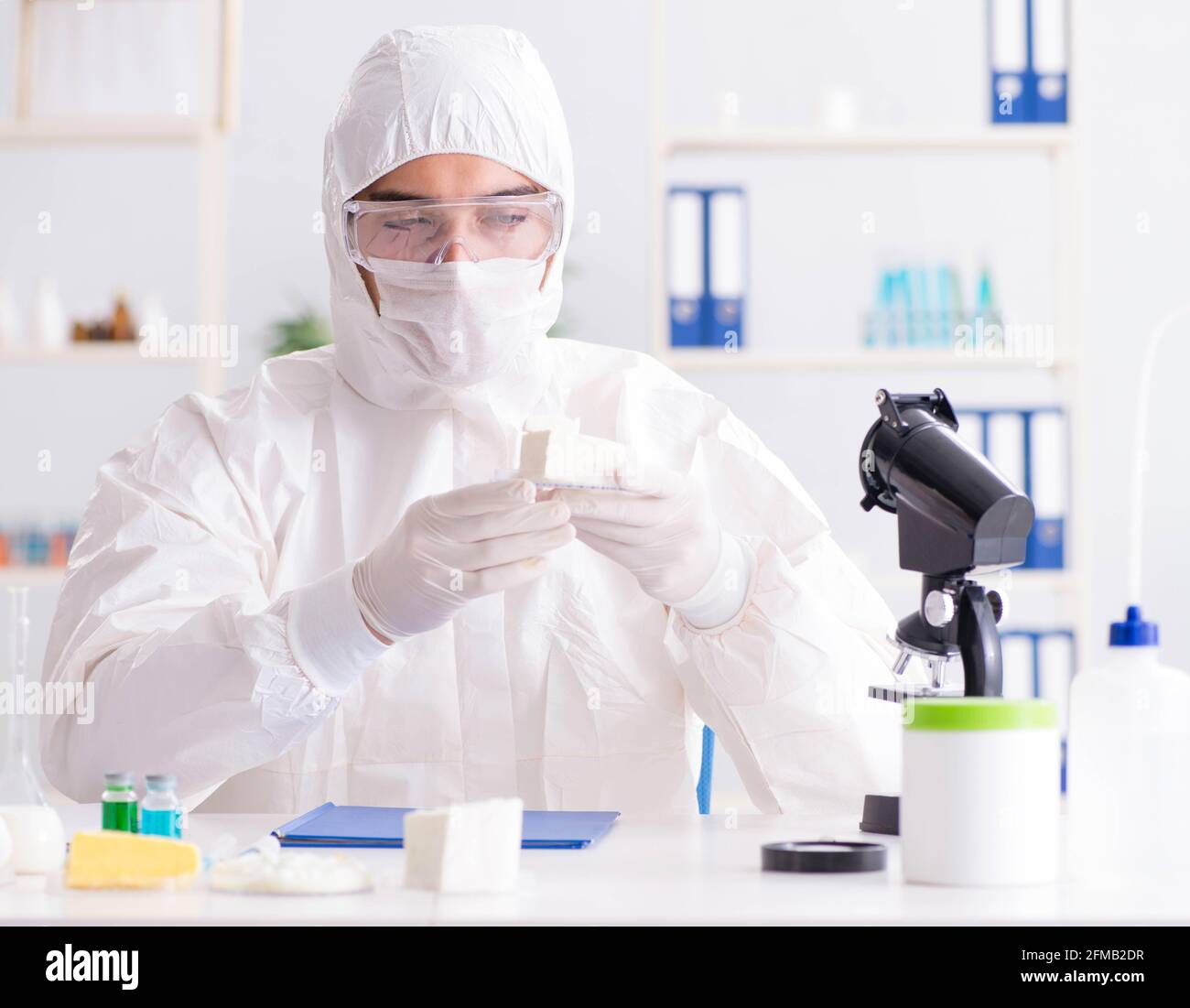 The food scientist testing new stuff in the lab Stock Photo - Alamy