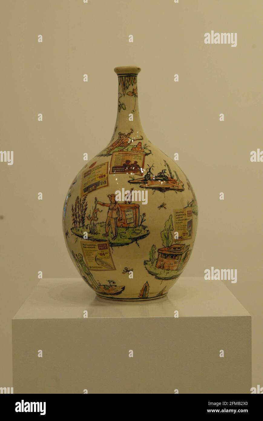 Grayson Perry pots on show at Victoria Miro gal in LondonAn Oiks ...