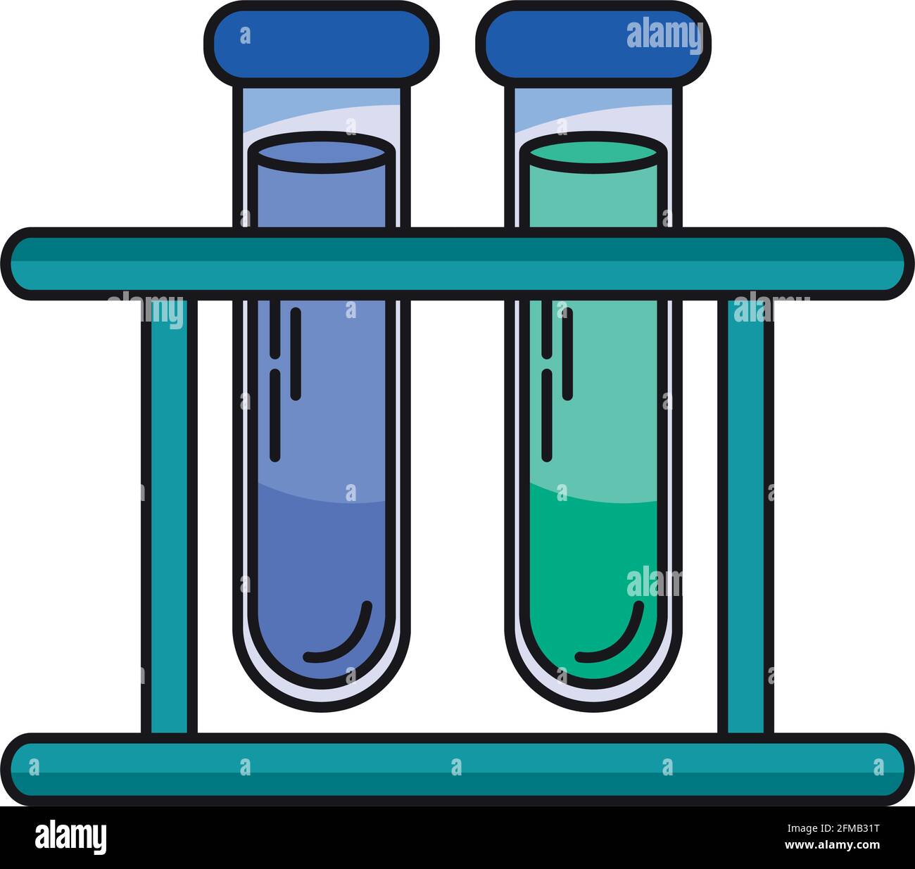 test tubes on stand design Stock Vector Image & Art - Alamy
