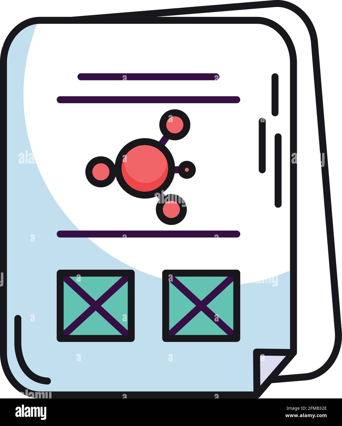 medical report document on white background Stock Vector Image & Art ...