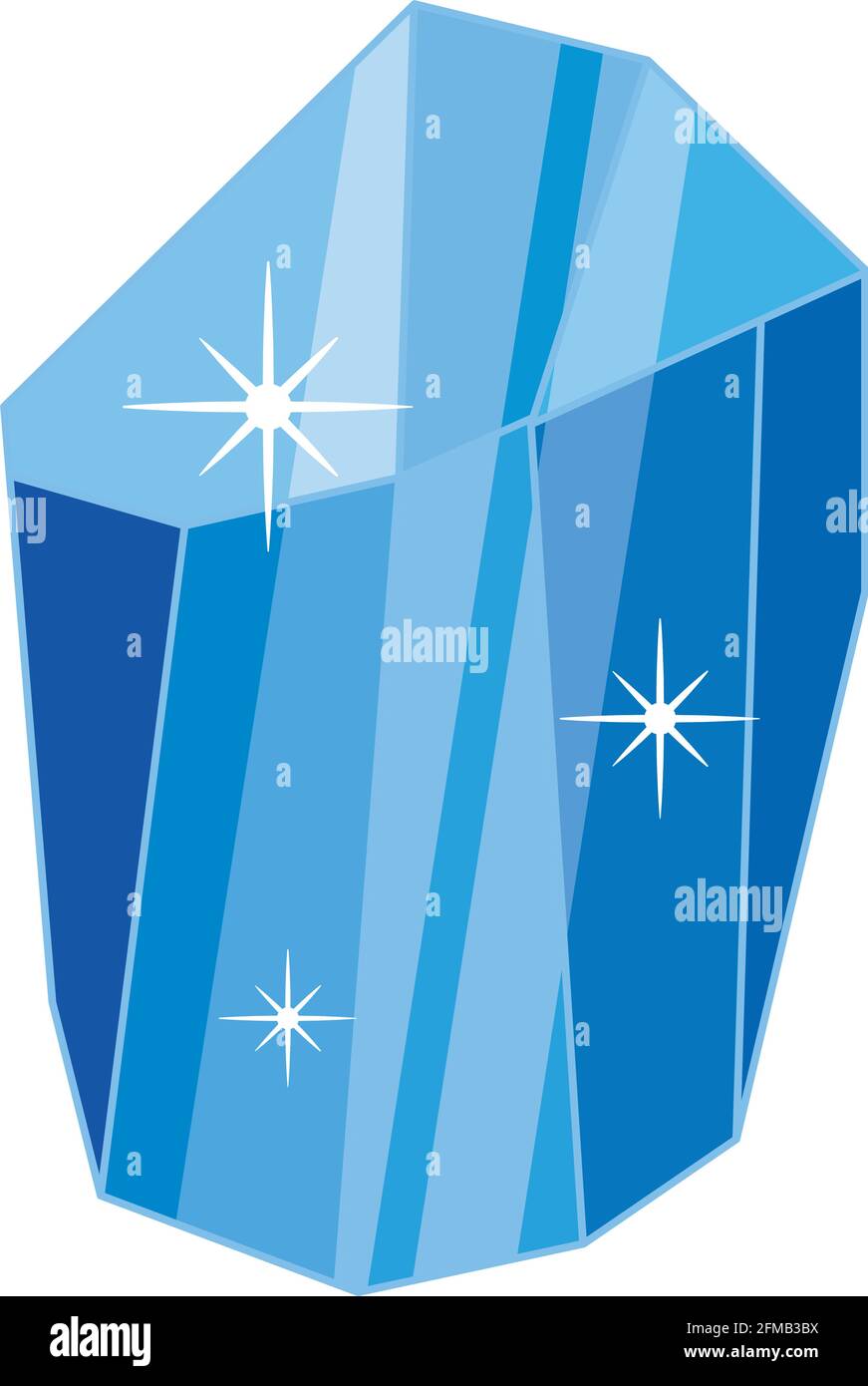 blue gemstone on white background Stock Vector Image & Art - Alamy