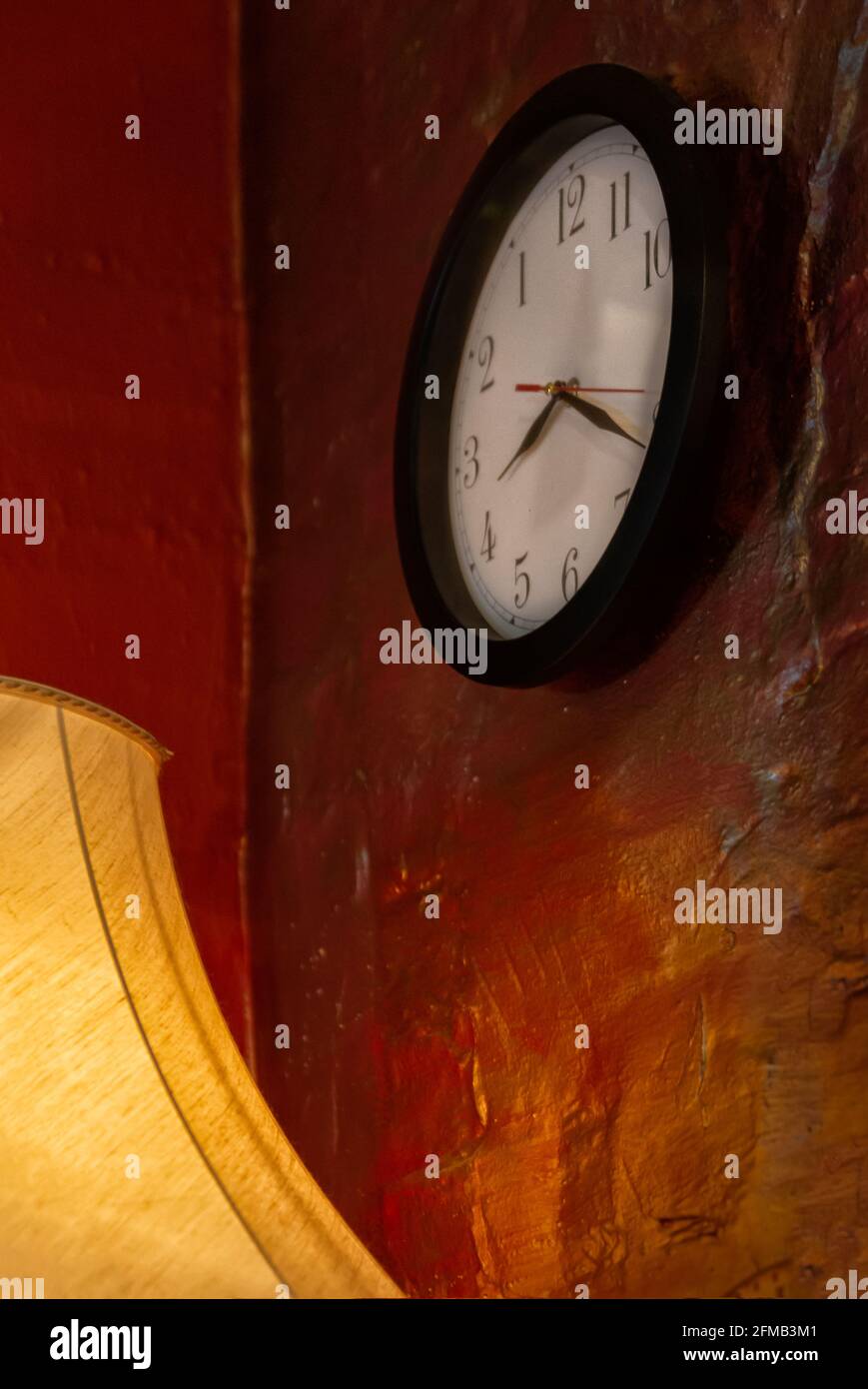 A clock which face is difference from the normal ones Stock Photo - Alamy