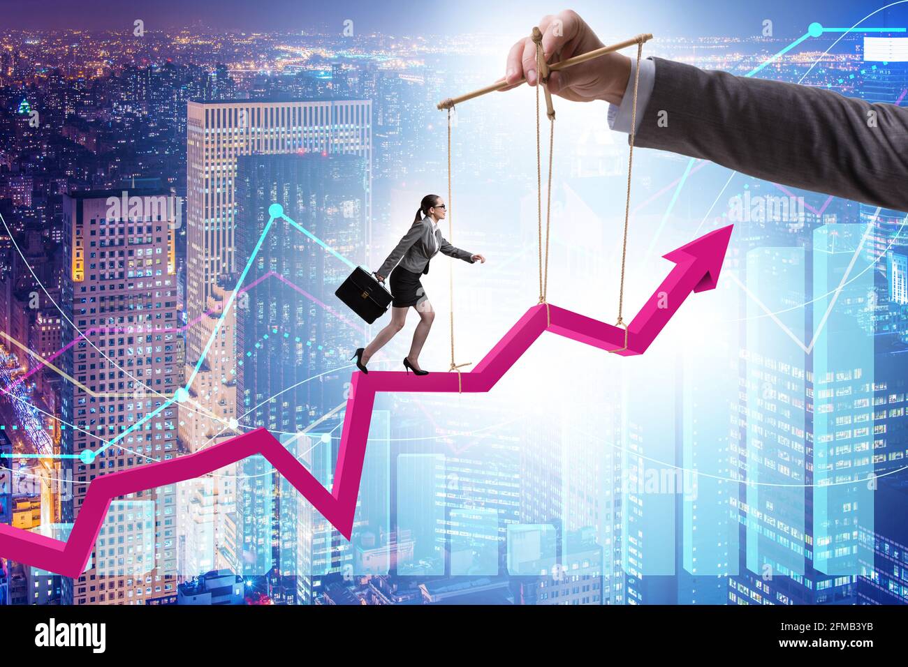 Concept of supporting economic growth in the economy Stock Photo - Alamy