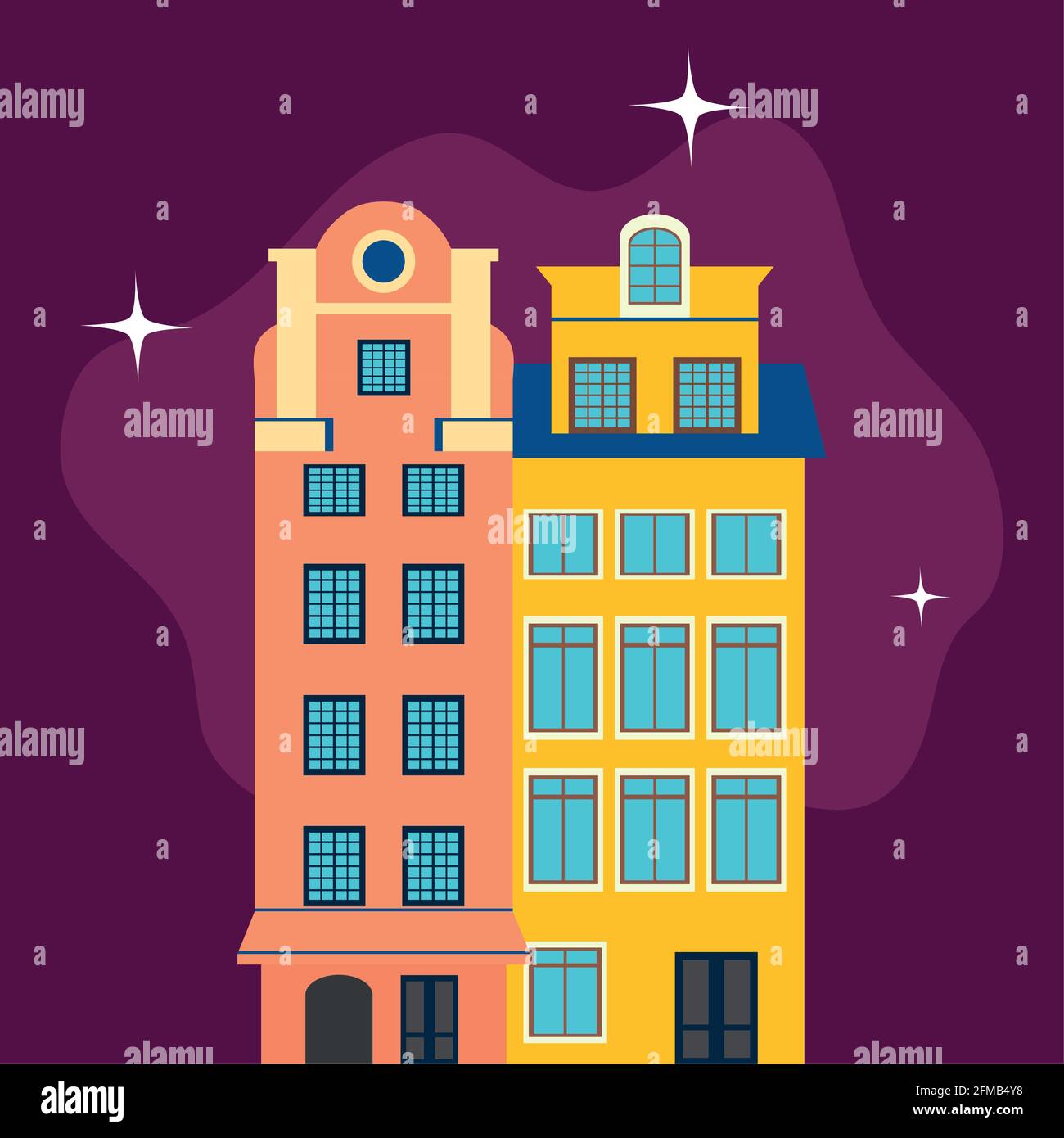 Stockholm gamla stan Stock Vector Images - Alamy