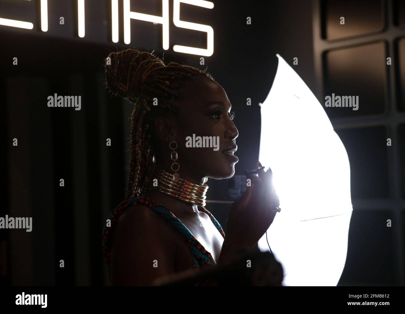 New York, USA. 07th May, 2021. Queen Ilise arrives on the red carpet ...