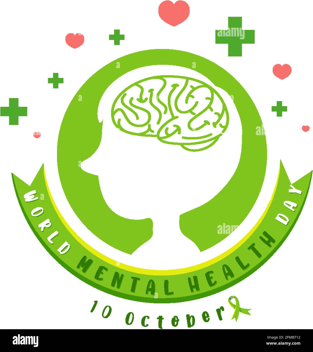 World bipolar day illustration Cut Out Stock Images & Pictures - Alamy