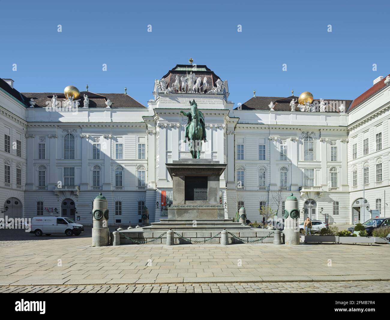Austrian National Library, Joseph's statue, Emperor Joseph II, 1st ...