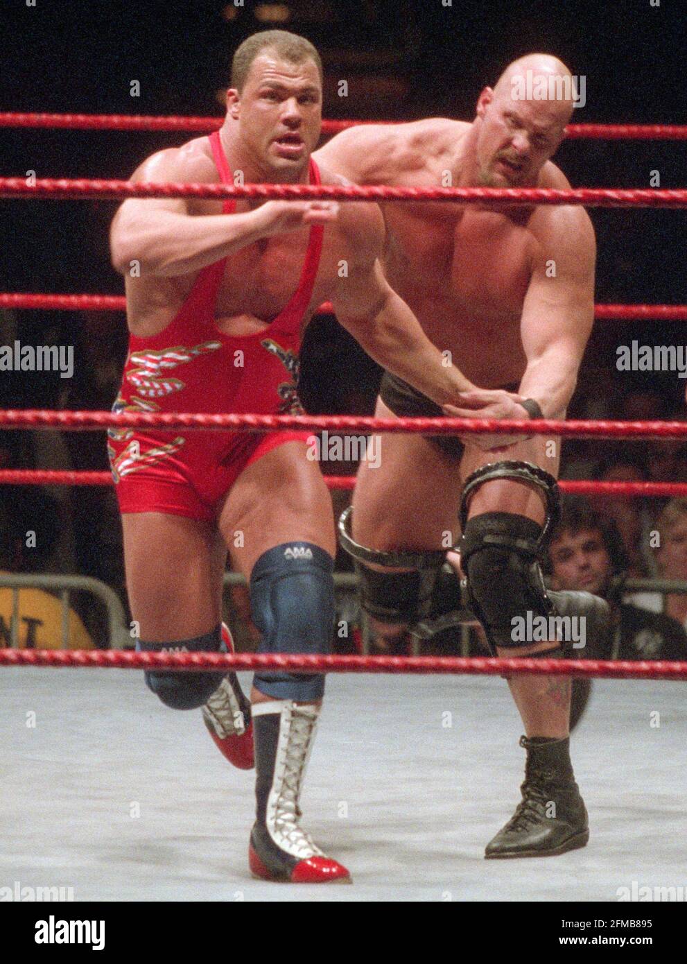 Stone Cold Steve Austin Kurt Angle 2000 By John Barrett/PHOTOlink ...