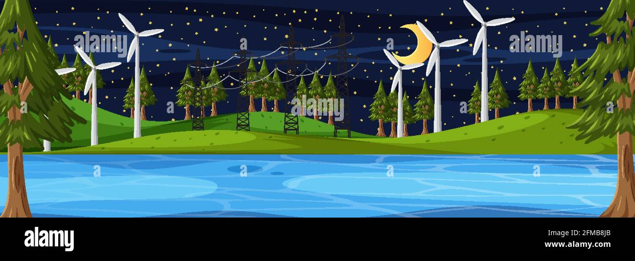 Horizontal turbines Stock Vector Images - Alamy