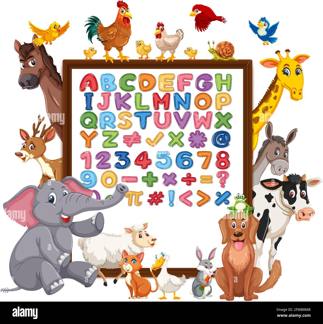 Kindergarten student activity board Stock Vector Images - Alamy