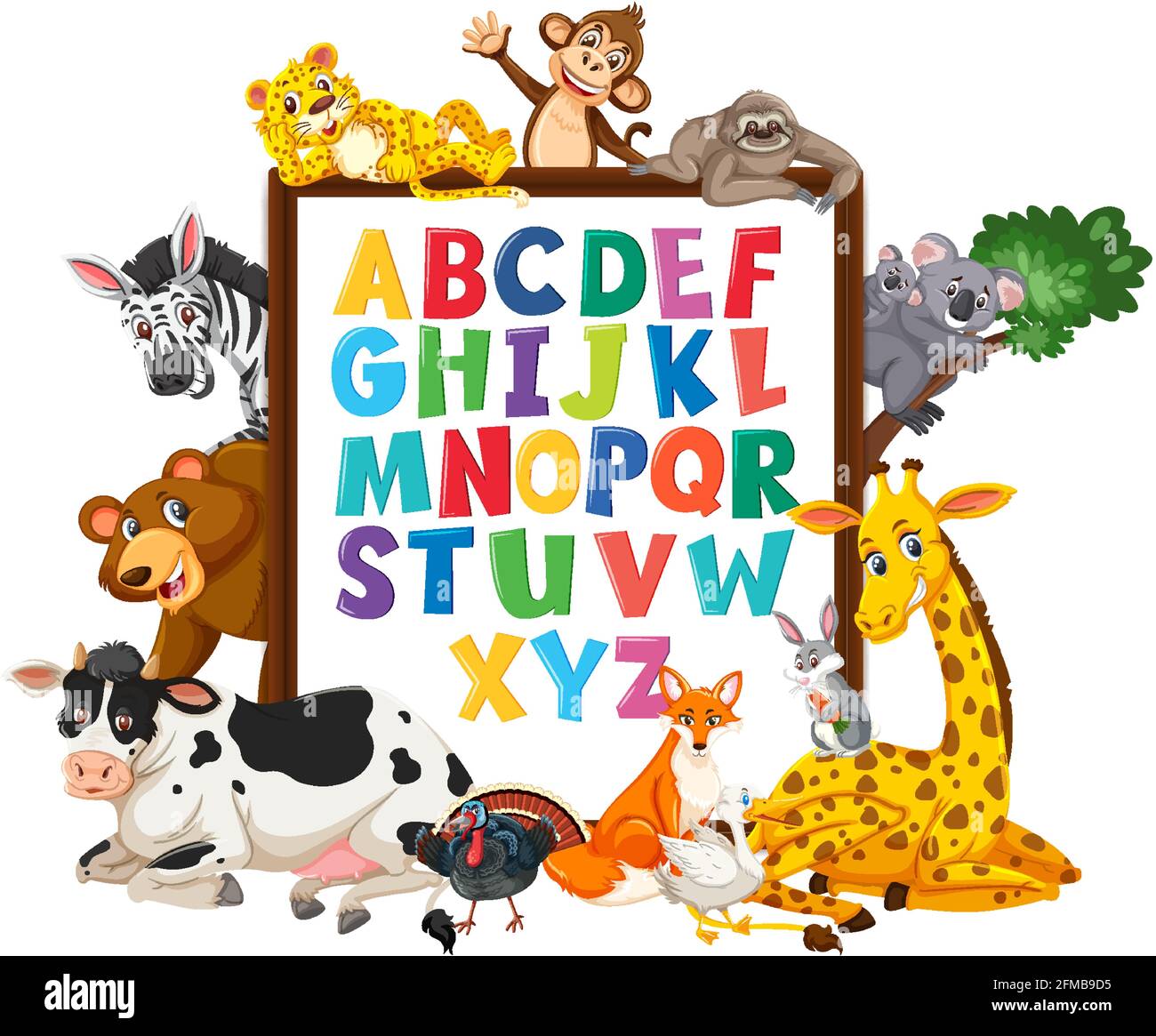 Bears with alphabet Stock Vector Images - Alamy