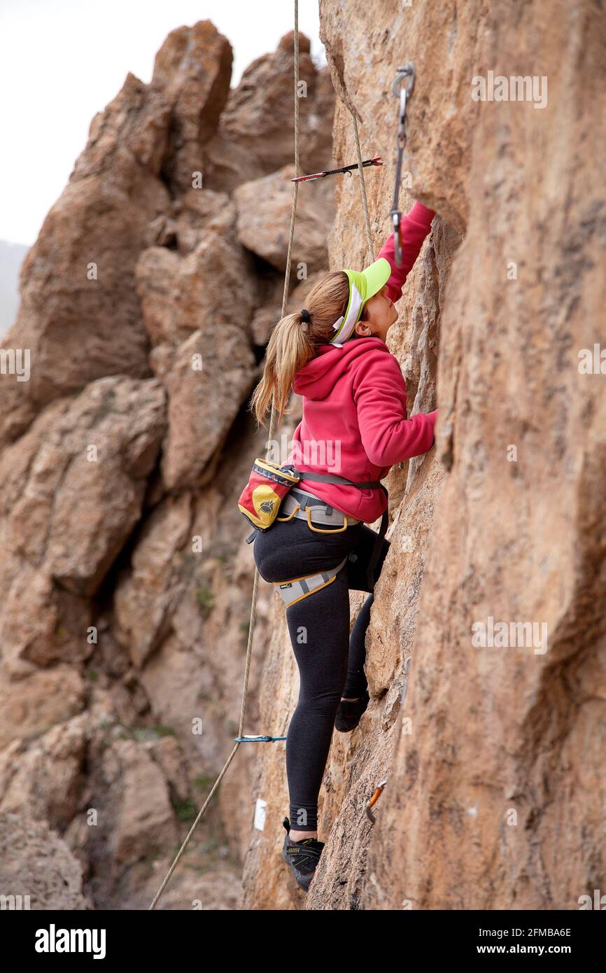 Iranian climber in Zanjan, Iran Stock Photo - Alamy