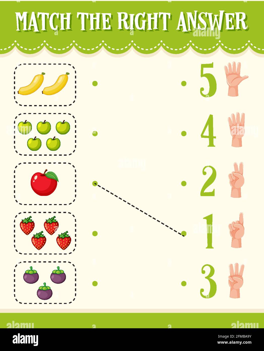 Math count number worksheet illustration Stock Vector Image & Art - Alamy