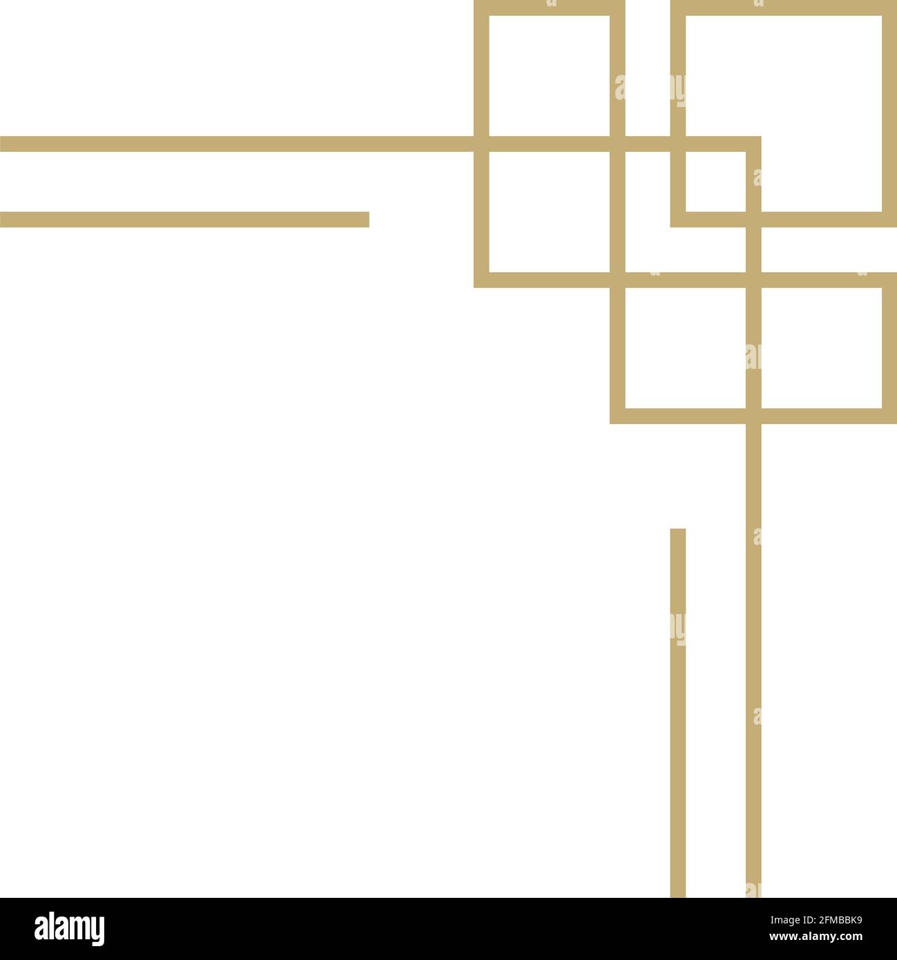 vintage art deco corner design Stock Vector Image & Art - Alamy