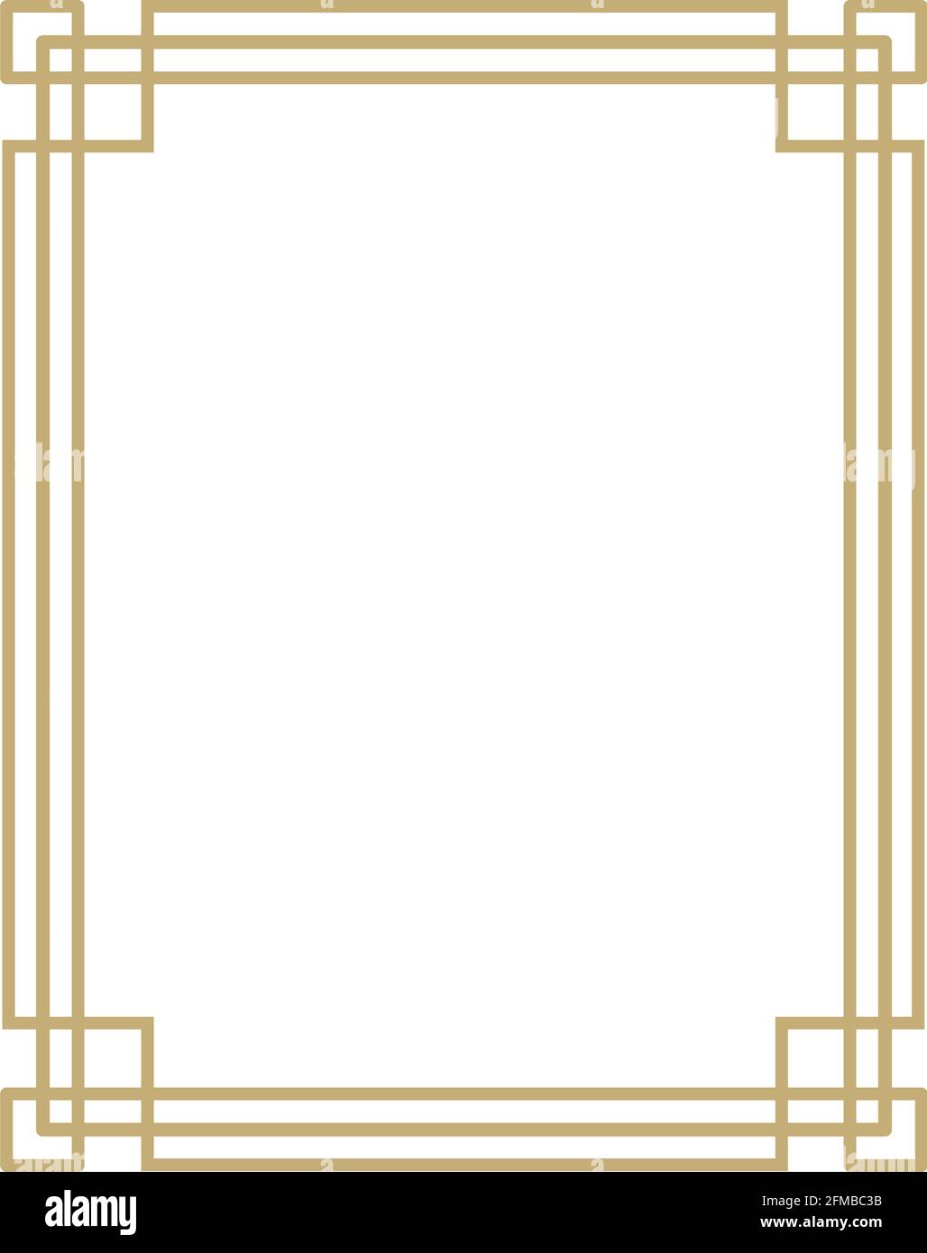 vintage linear border on background Stock Vector Image & Art - Alamy