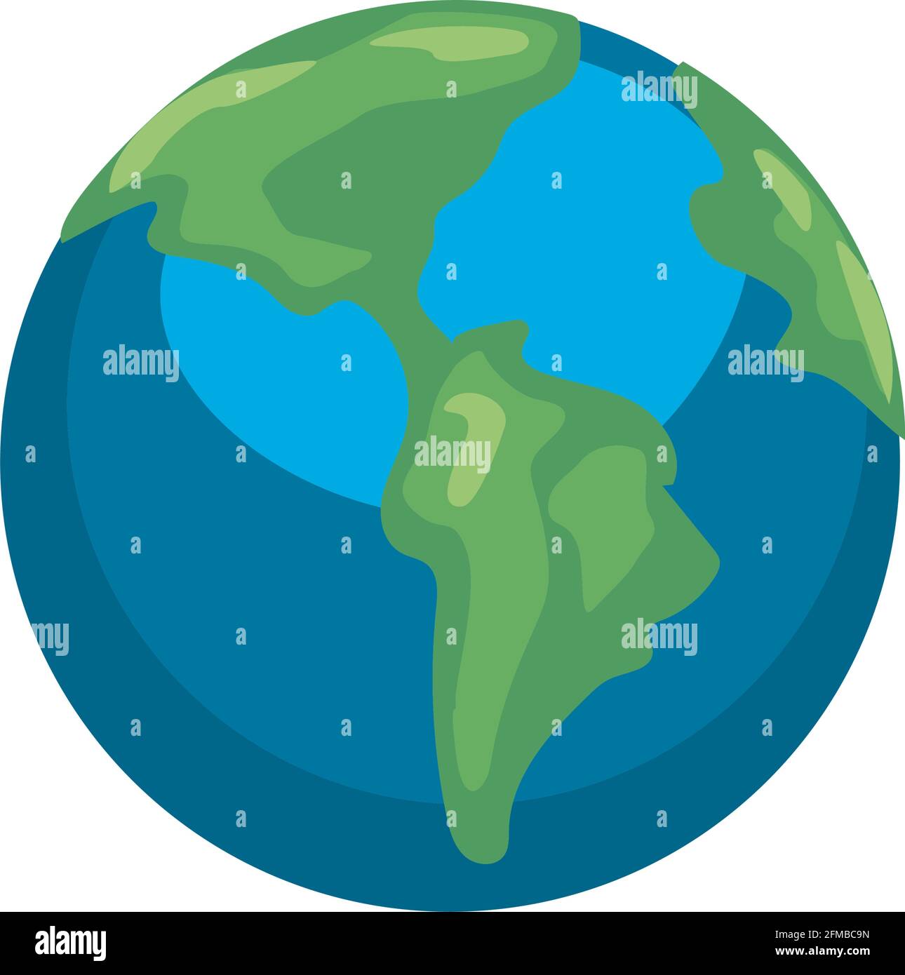 Earth world on white background Stock Vector Image & Art - Alamy