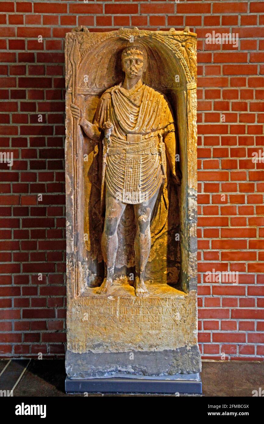 Roman hall, conversion to a museum in the late 19th century, exhibits ...