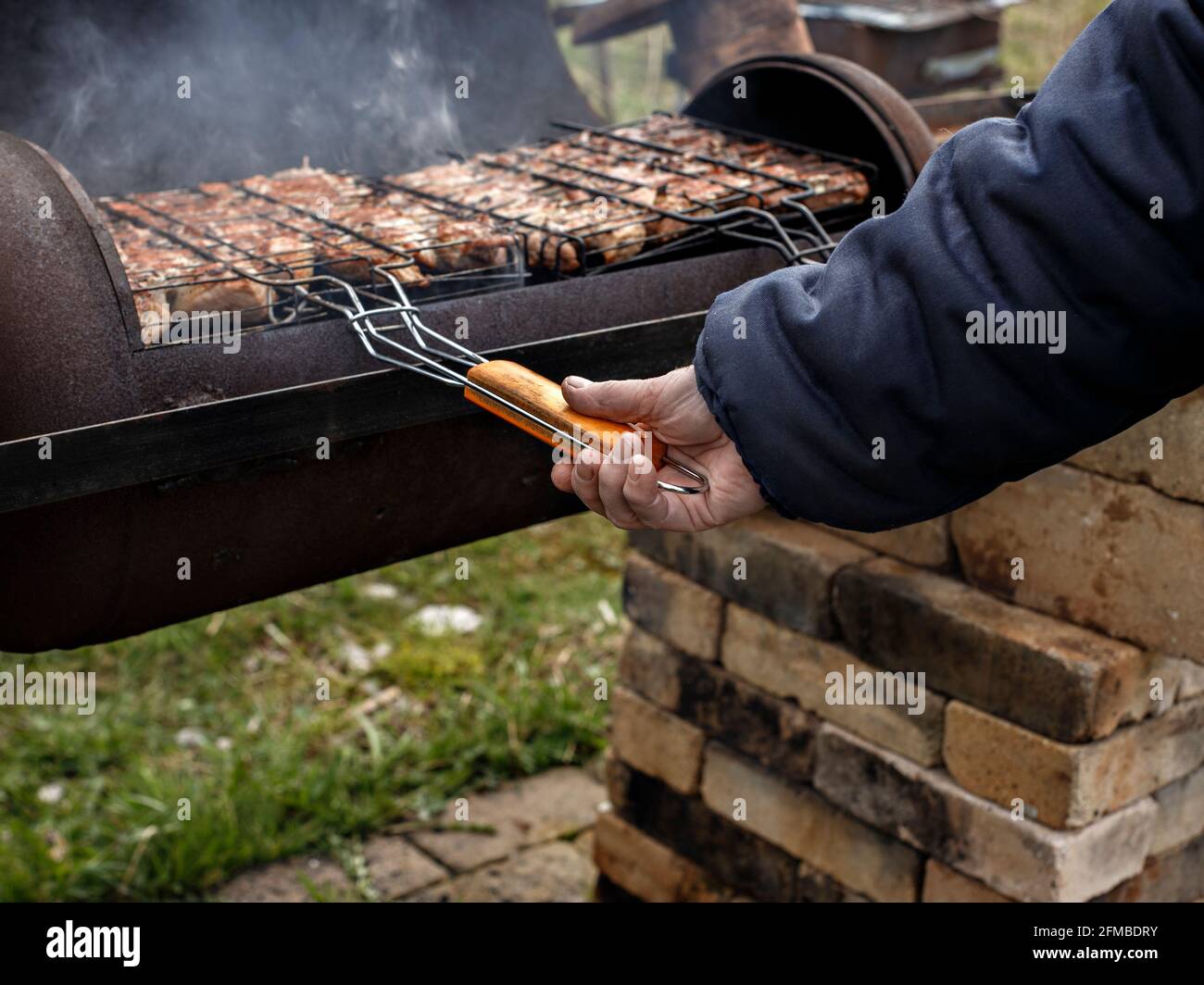 Turns skewers hi-res stock photography and images - Alamy