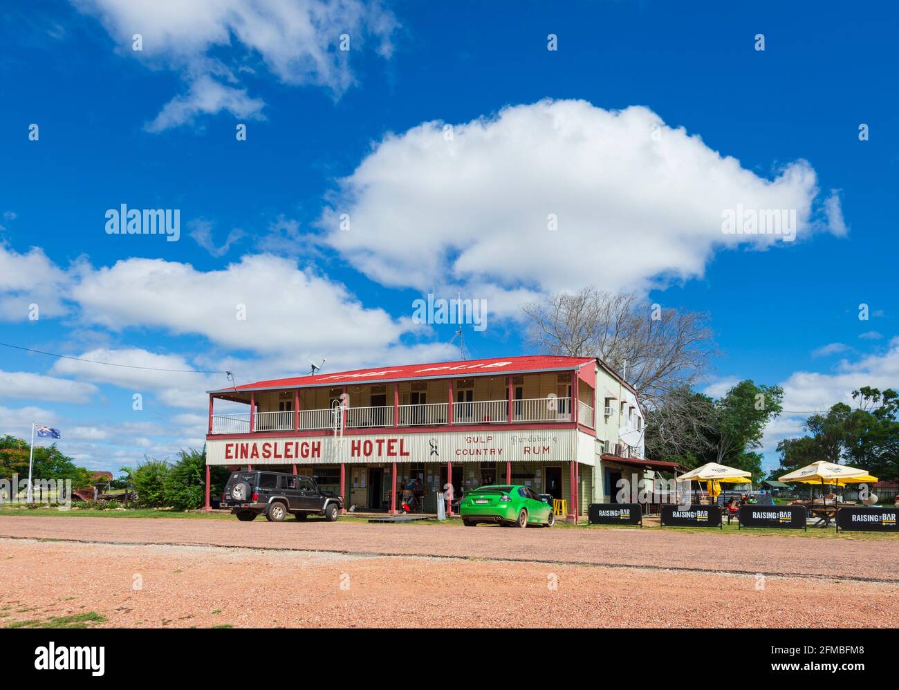 View of the old bush pub Einasleigh Hotel, Einasleigh, Queensland, QLD ...