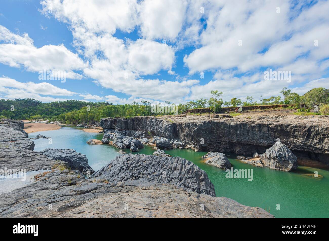 Scenic view of Copperfield Gorge, Einasleigh, Queensland, QLD ...