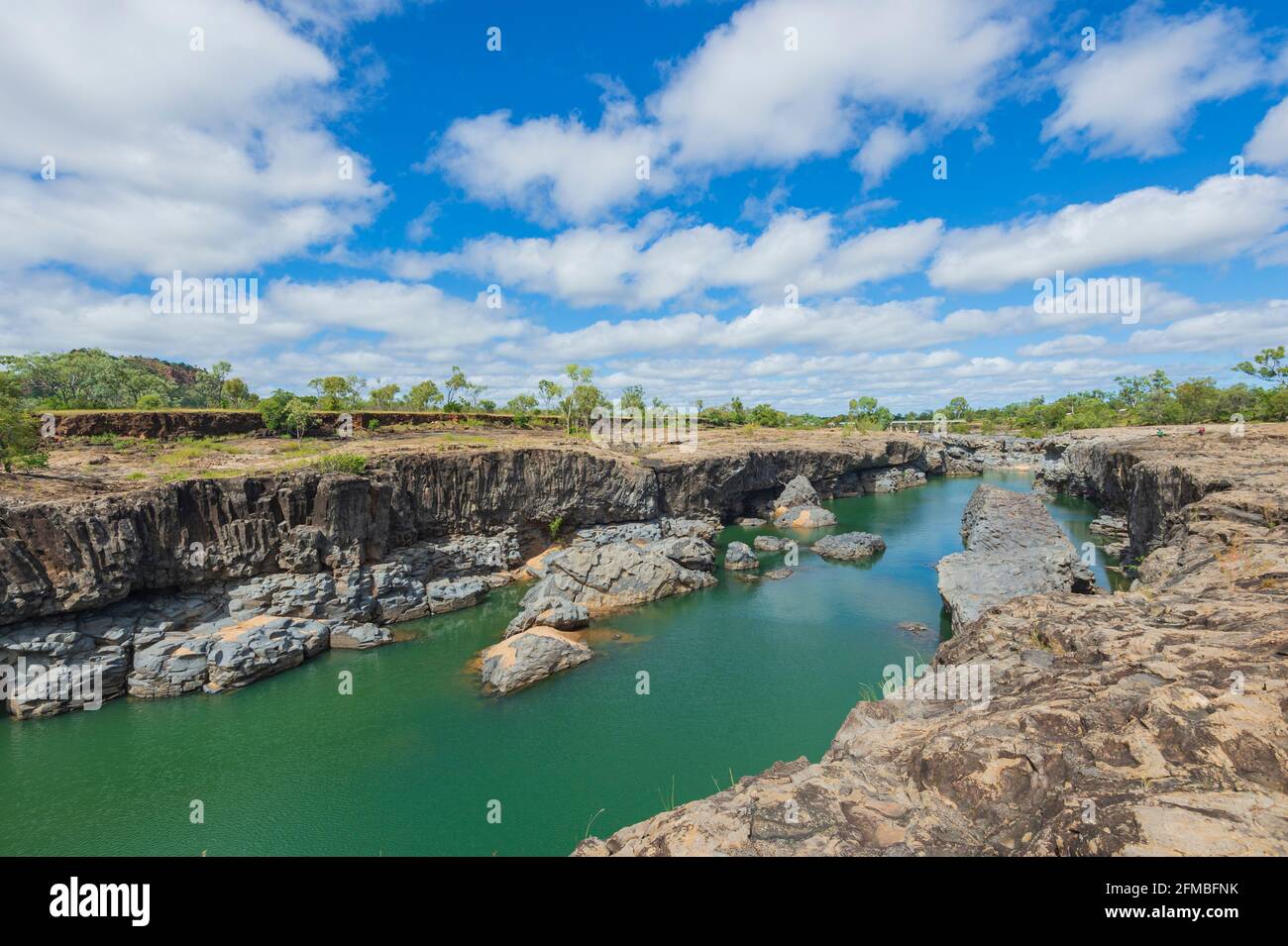 Scenic view of Copperfield Gorge, Einasleigh, Queensland, QLD ...