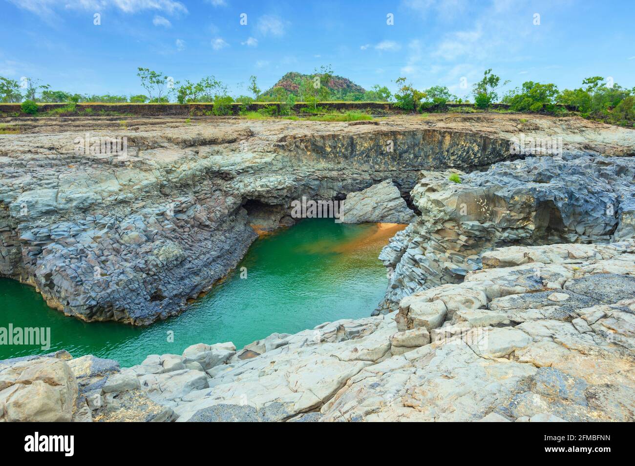 Scenic view of Copperfield Gorge, Einasleigh, Queensland, QLD ...