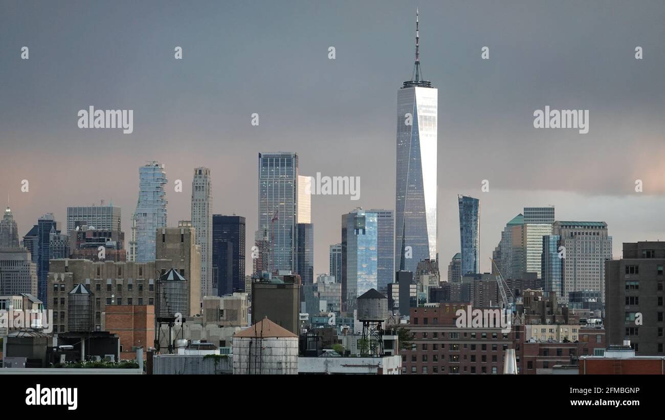 One World Trade Takes Center Stage Stock Photo - Alamy