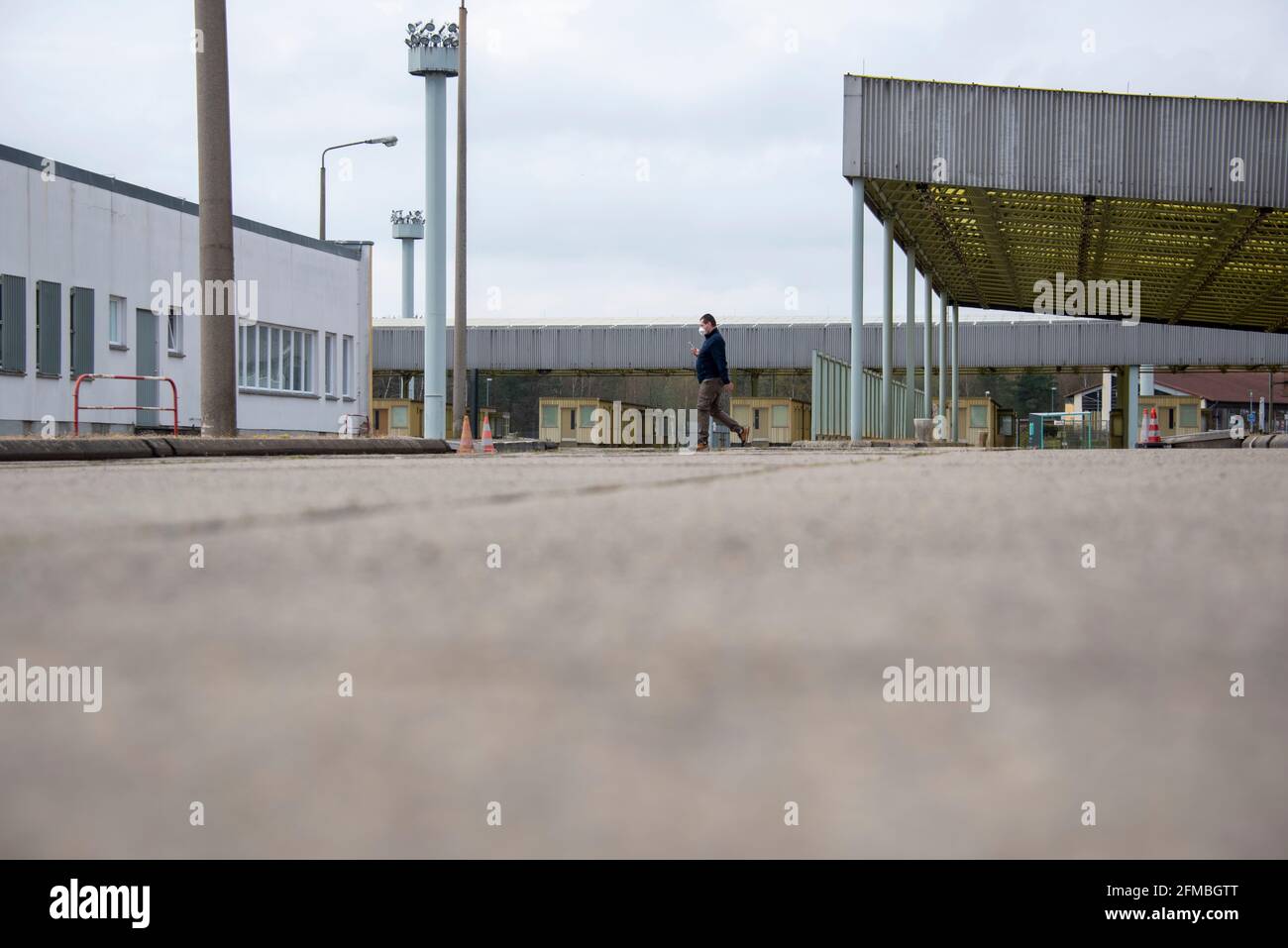 German german border hi-res stock photography and images - Alamy
