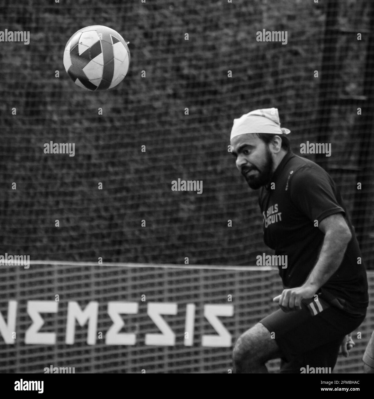 India football team goal Black and White Stock Photos & Images - Alamy