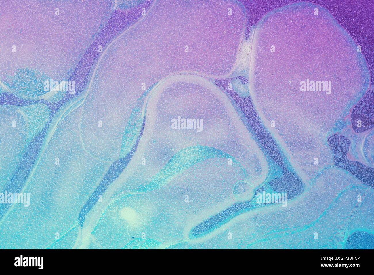 Abstract pattern on frozen puddle. Winter nature background. Gradient ...