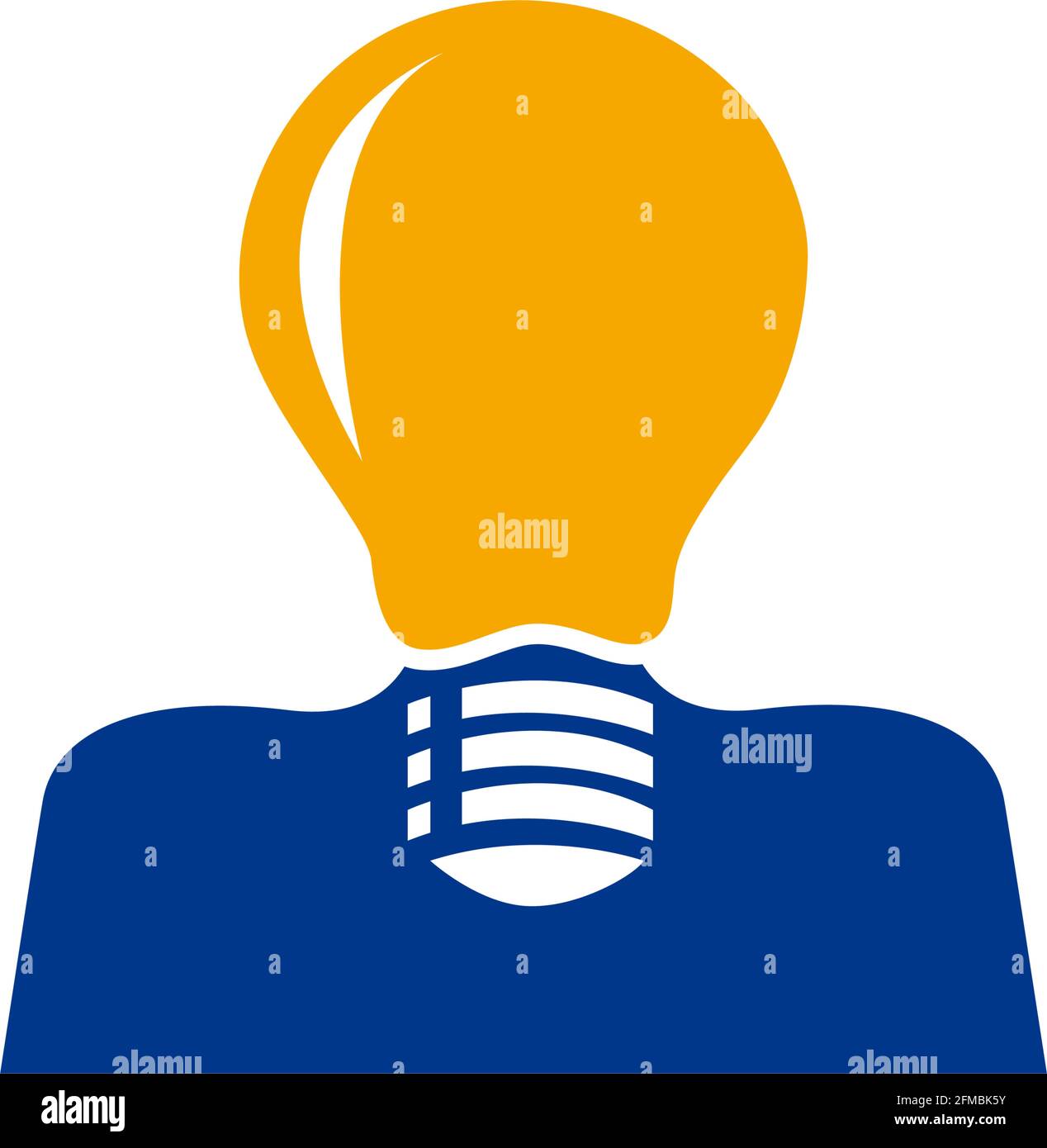 Vector sign innovative generation, person and lamp Stock Vector Image ...