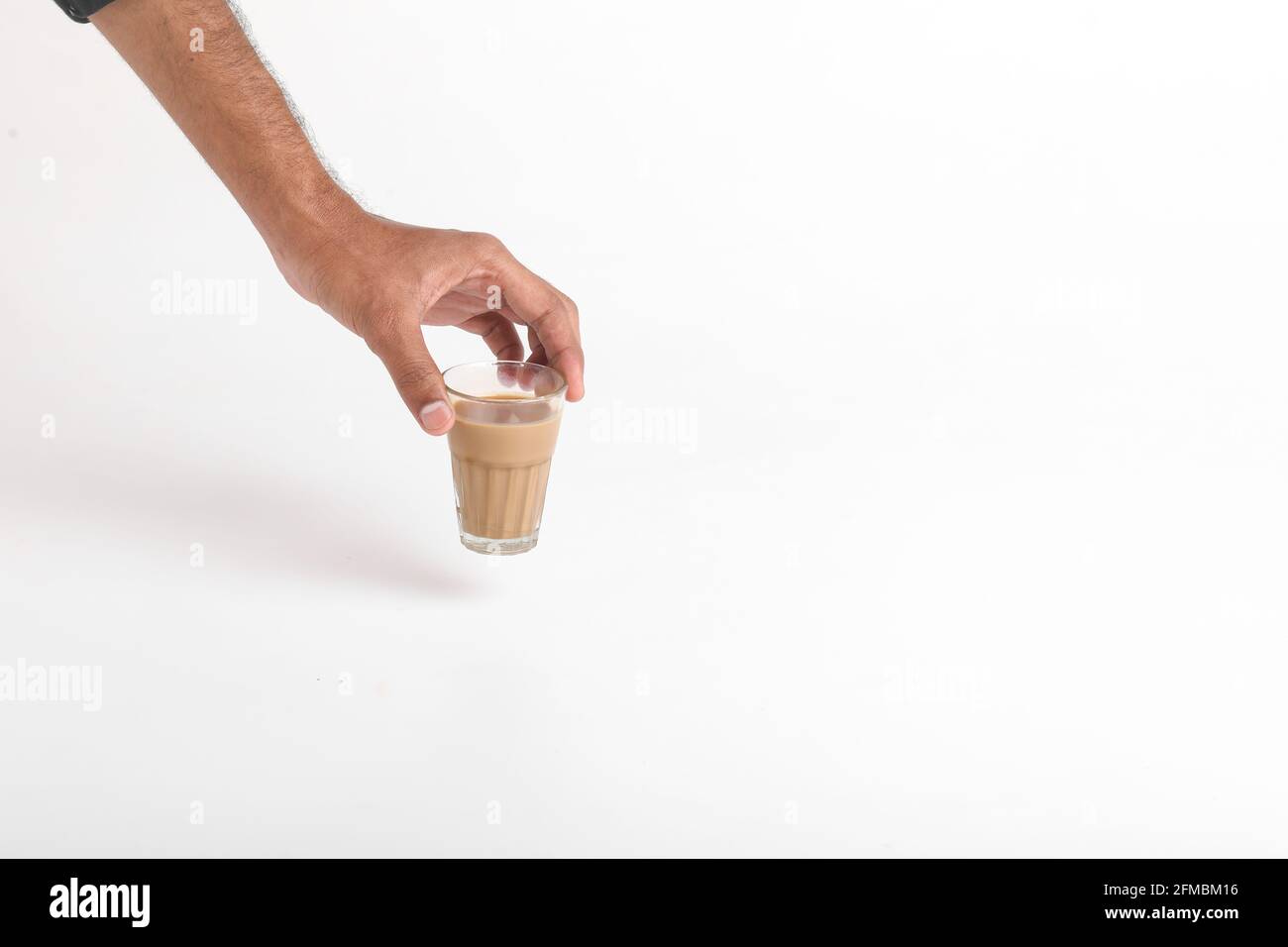 Chai. traditional indian tea on white background Stock Photo - Alamy