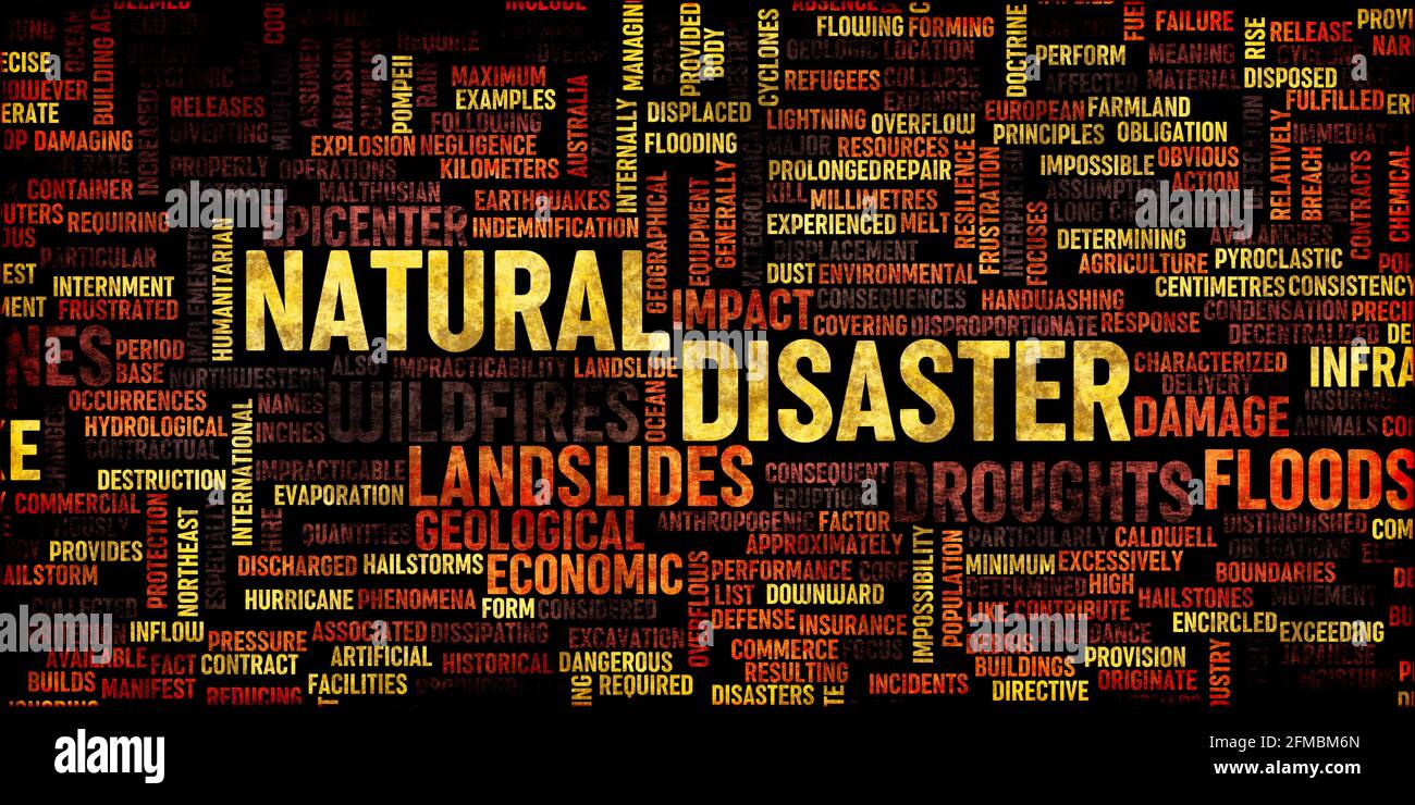 Natural Disaster and Destruction Aftermath as a Concept Stock Photo - Alamy