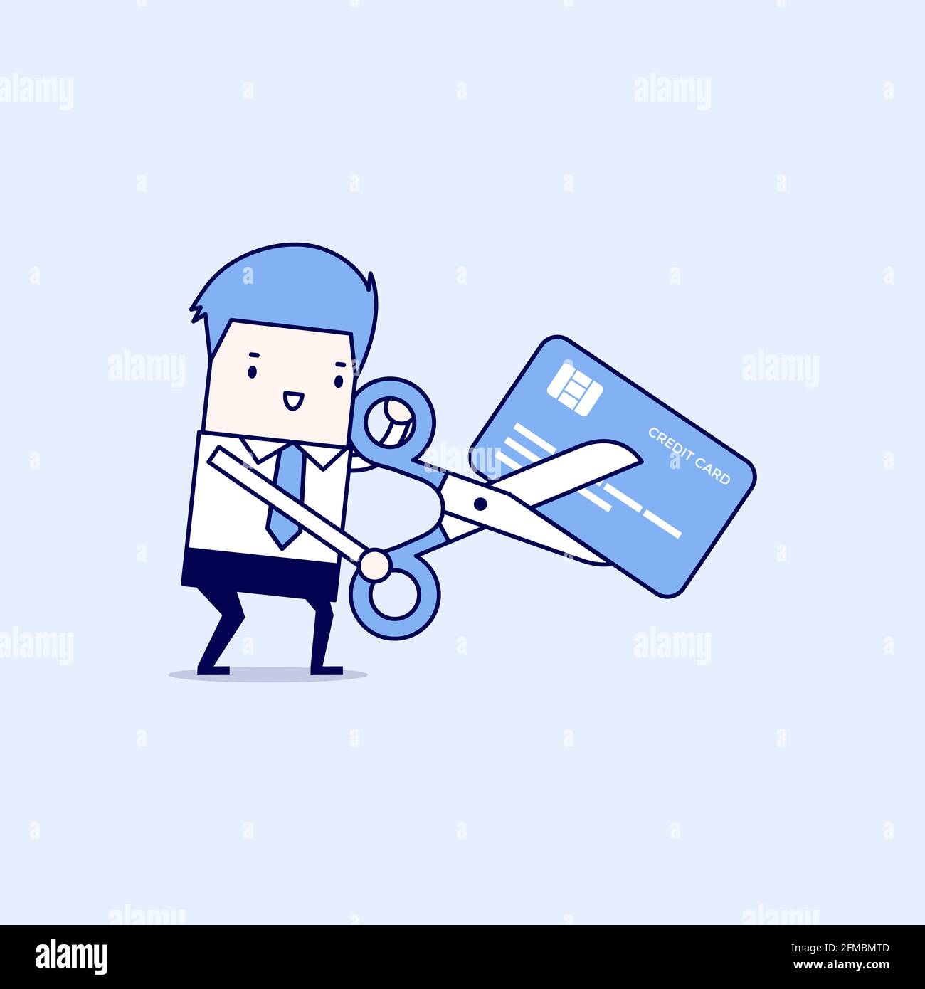 Credit card cartoon Stock Vector Images - Alamy