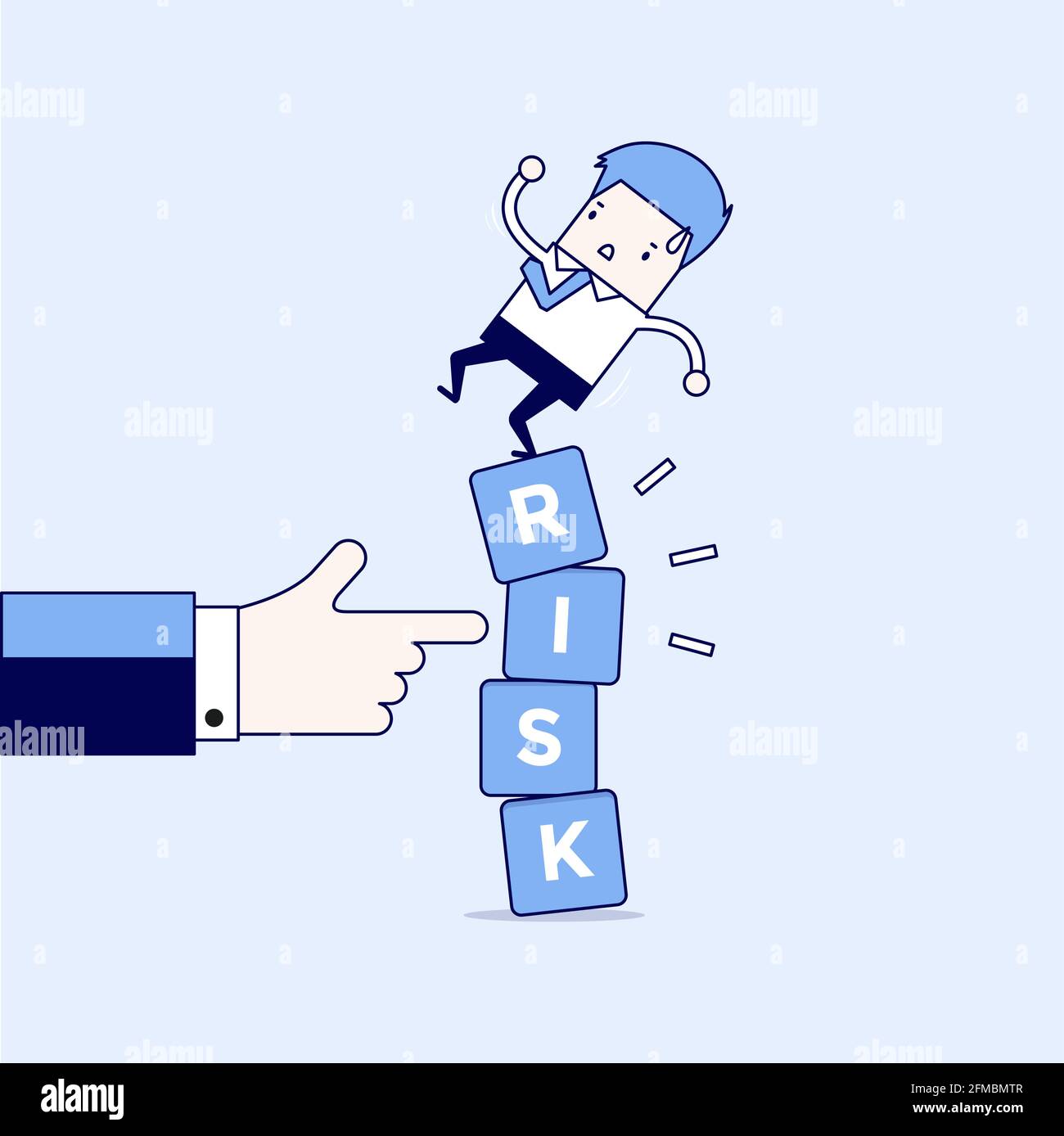 Risk assessment cartoon hi-res stock photography and images - Alamy