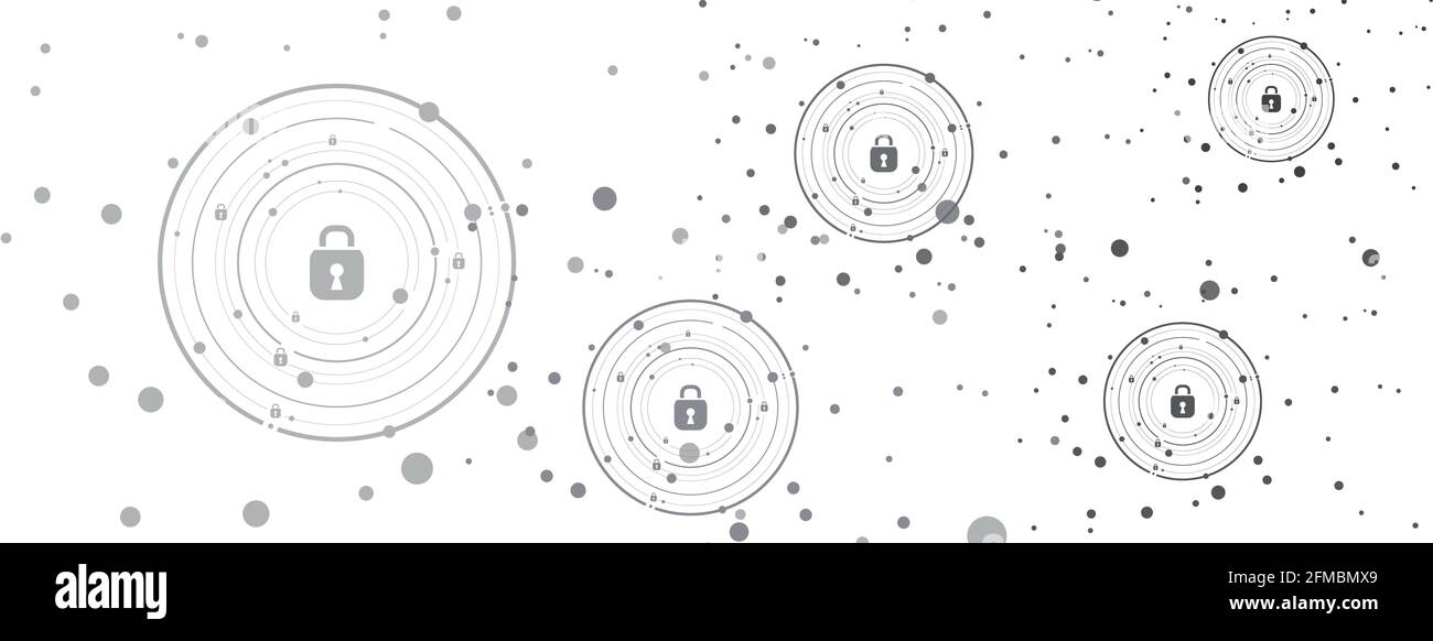 Cyber security icon black Stock Vector Images - Alamy