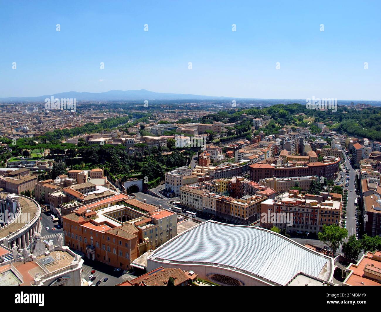 The view of Rome from Vatican, Italy Stock Photo - Alamy