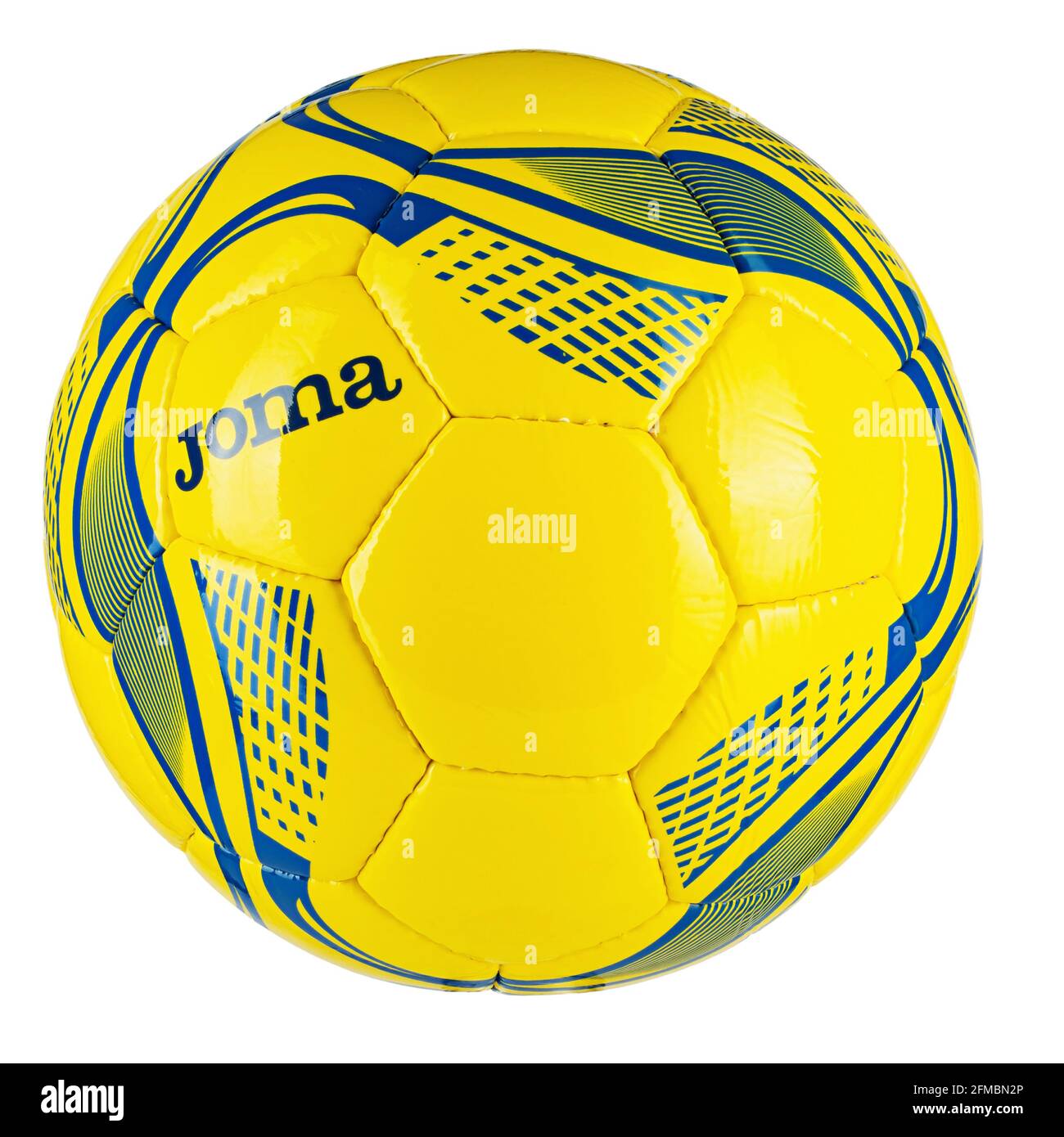 Ukraine, Kyiv - August 26. 2020: Soccer ball of the national team of ...