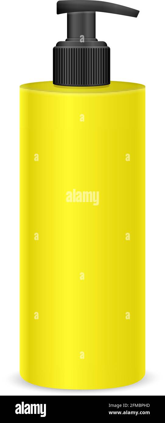 Liquid soap on a white background. Vector illustration Stock Vector ...