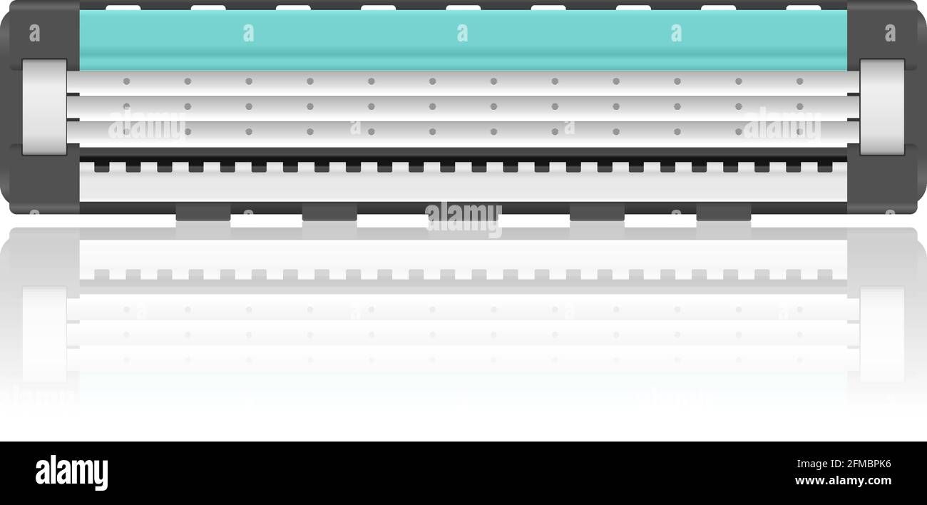 Razor blade on a white background. Vector illustration Stock Vector ...