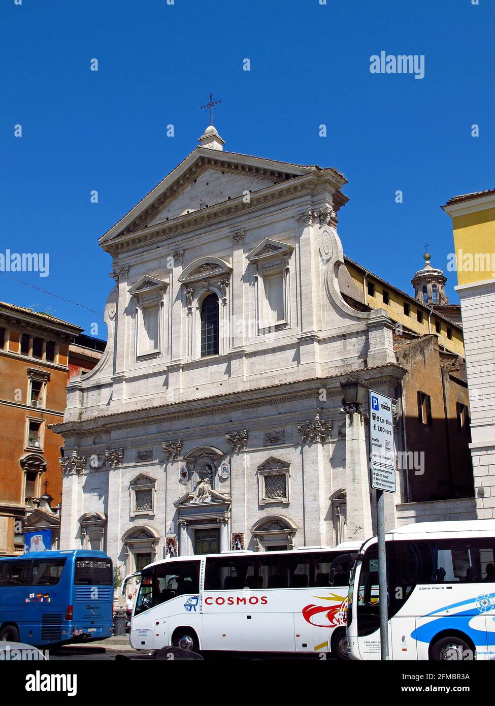 The ancient church in Rome, Italy Stock Photo - Alamy