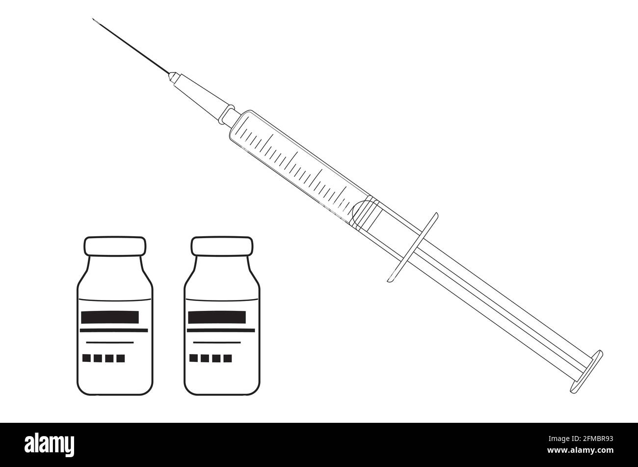 Needle in button Stock Vector Images - Alamy