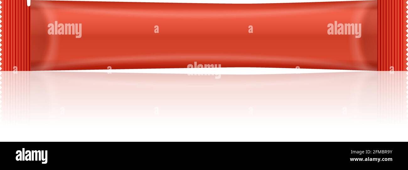 Sachet on a white background. Vector illustration Stock Vector Image ...