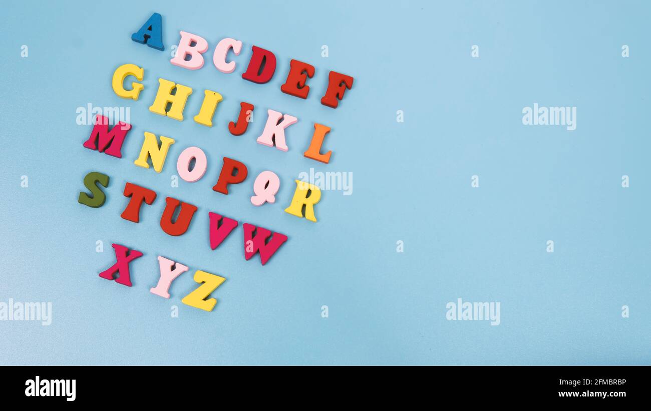 English alphabet background hi-res stock photography and images - Alamy